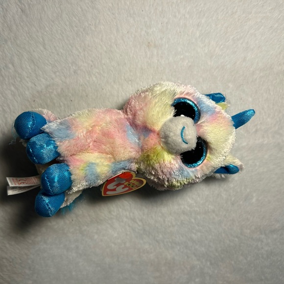 Toys | Ty Beanie Boos Blitz The Unicorn Glitter Eyes Feet 6 Inch Mwmts ...